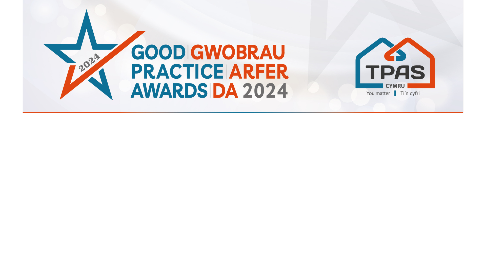 The National TPAS Cymru Good Practice Awards 2024